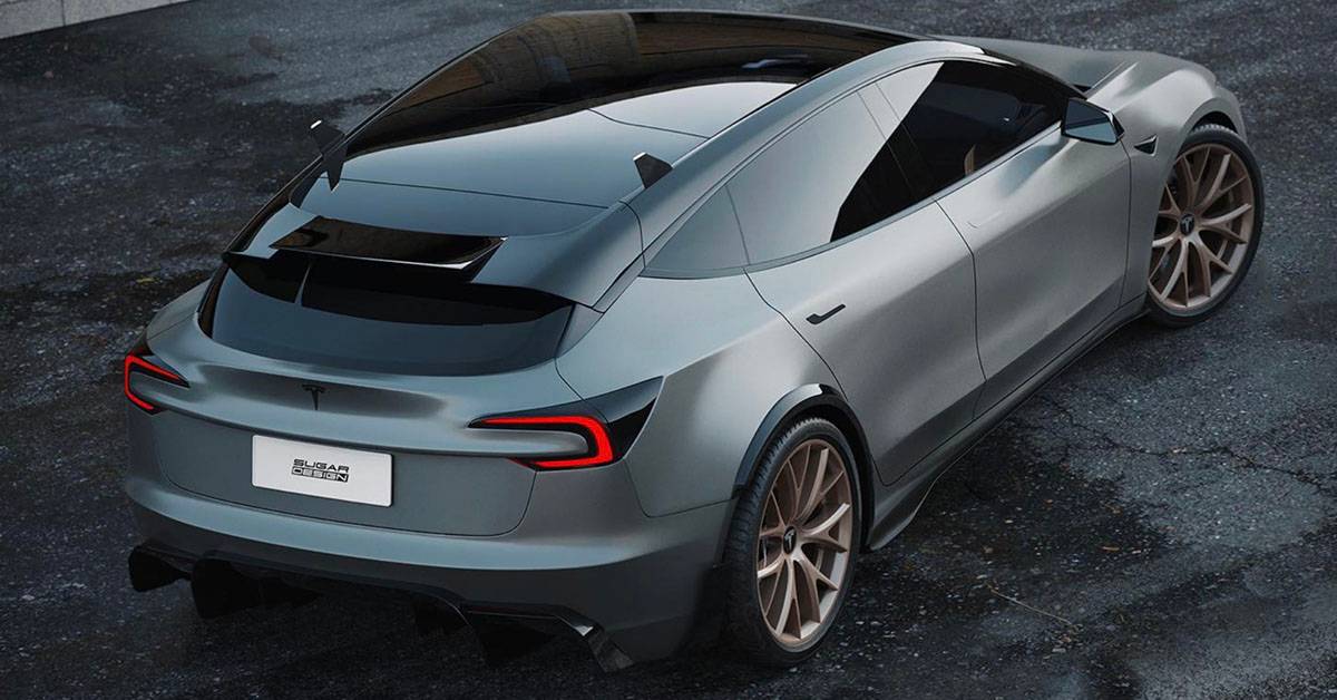The Tesla Model 3 Gets Digital Conversion Into A Sporty Hatchback ...