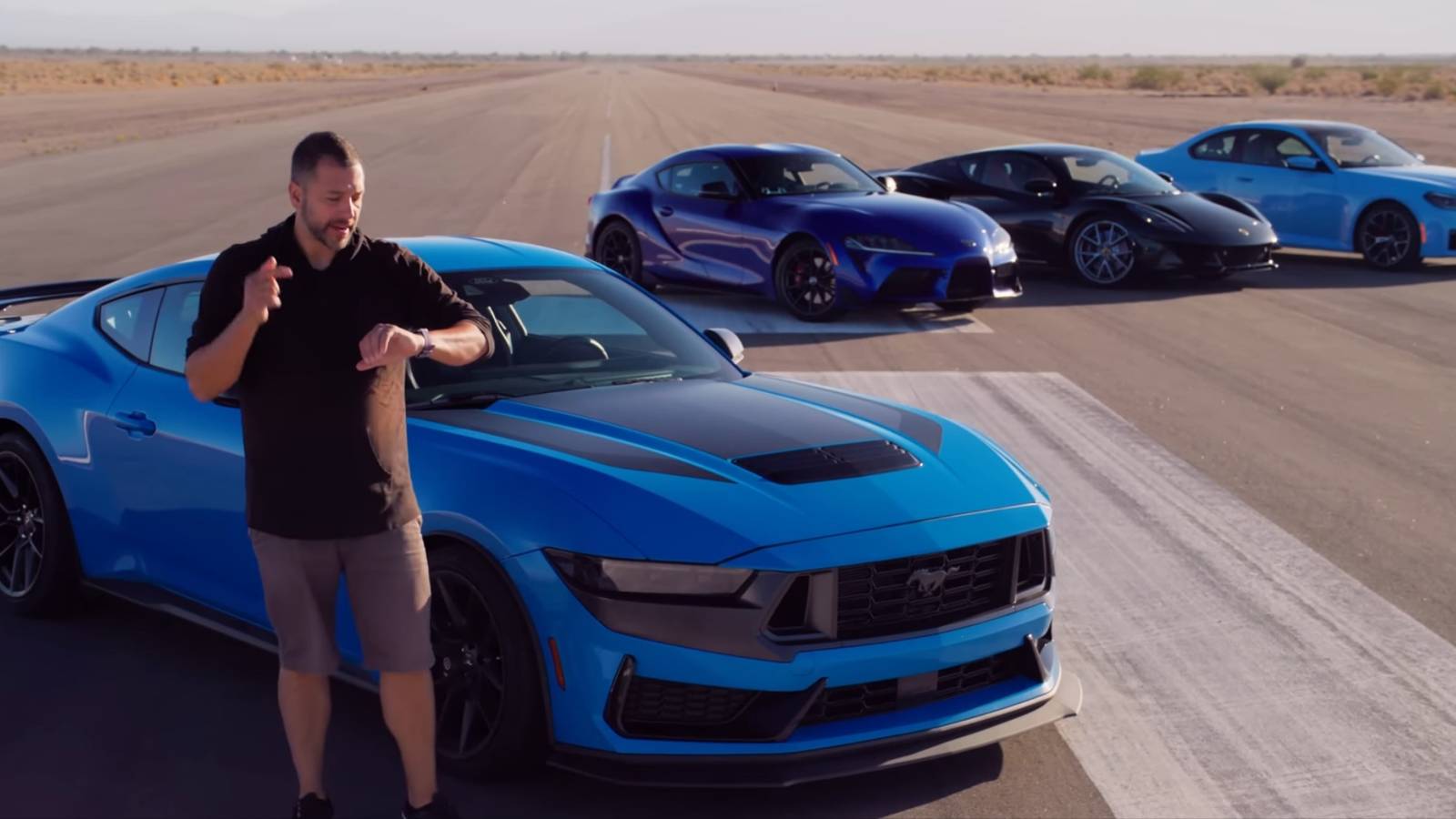 2024 Ford Mustang Dark Horse Battles 5 Of Its 2-Door Rivals In An Epic ...