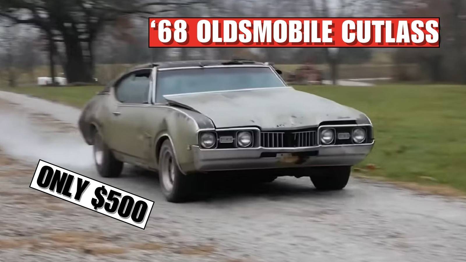 Crusty Cutlass: Mechanic Gets $500 Oldsmobile Back On The Road After 33 ...