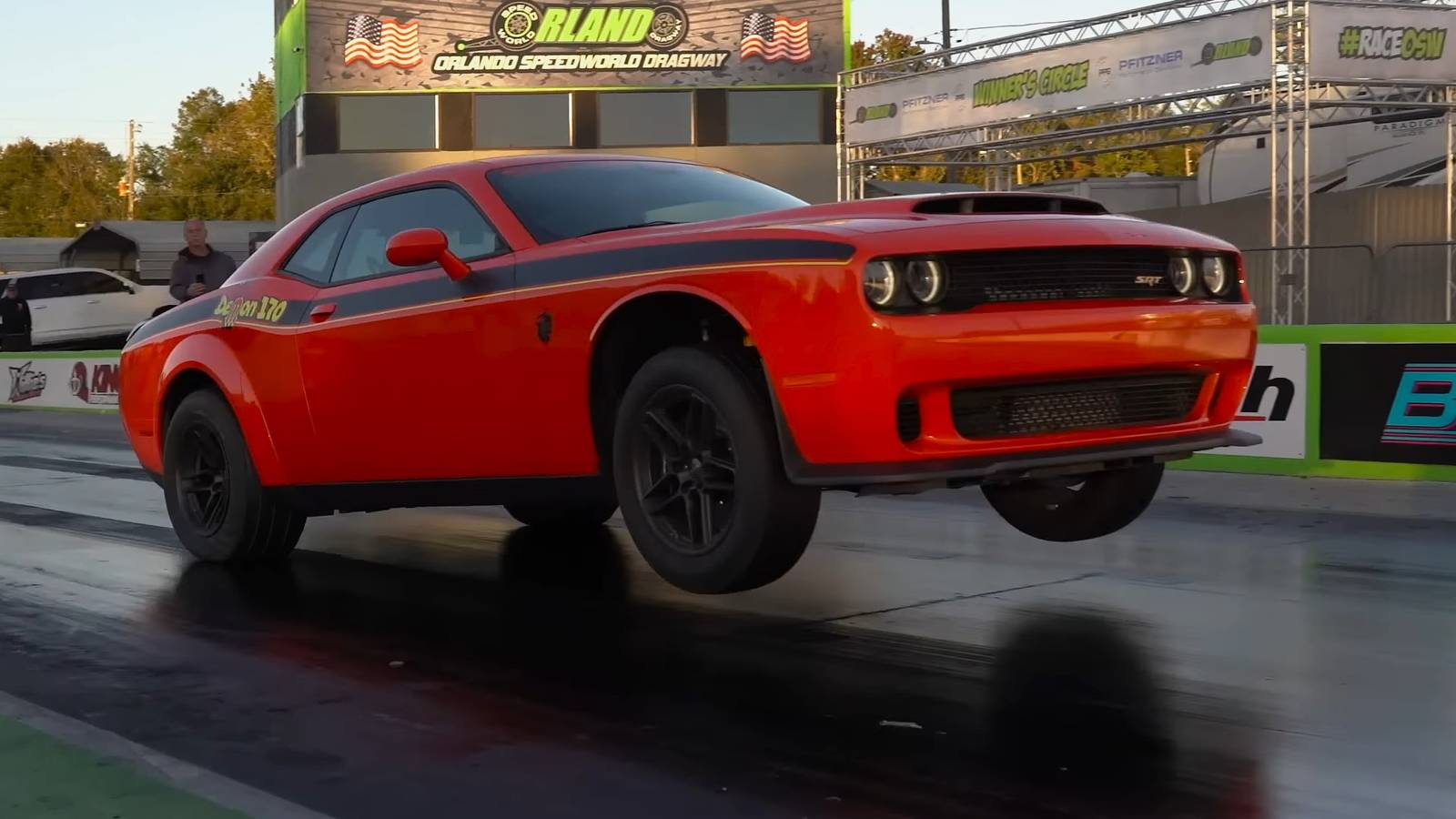 Drag Racing Star Puts The New Dodge Challenger Demon SRT 170 Through ...