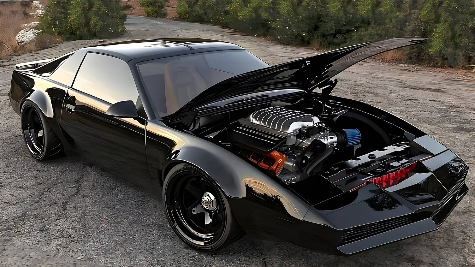KITT Trans Am Makes Digital Return, Turbo Boost Gone In Favor Of Hellcat V8