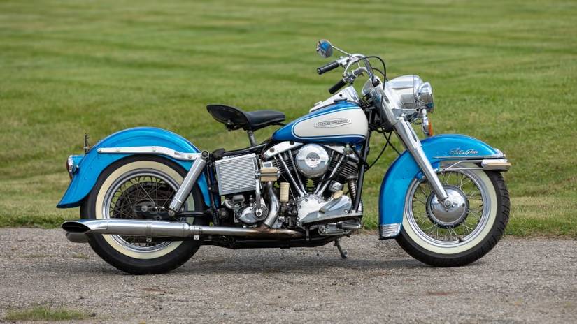 Stilvolle Harley Davidson Shovelhead Fotos
