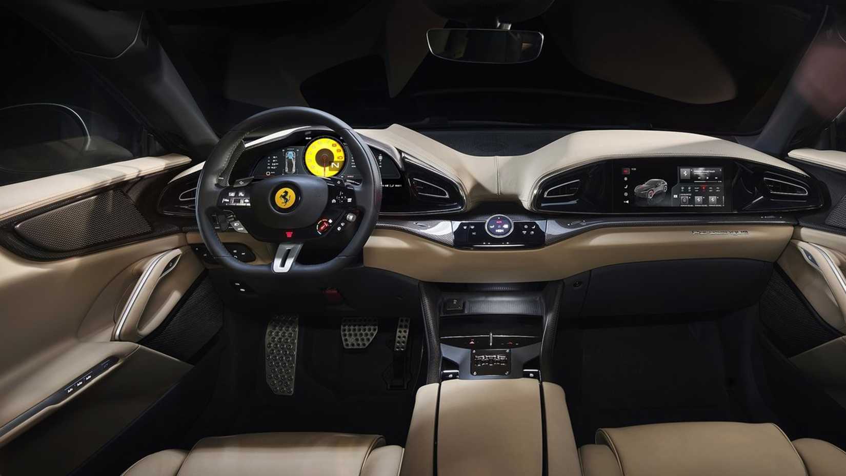 Ferrari Ditches Haptic Controls For Real Buttons, Starting With Amalfi