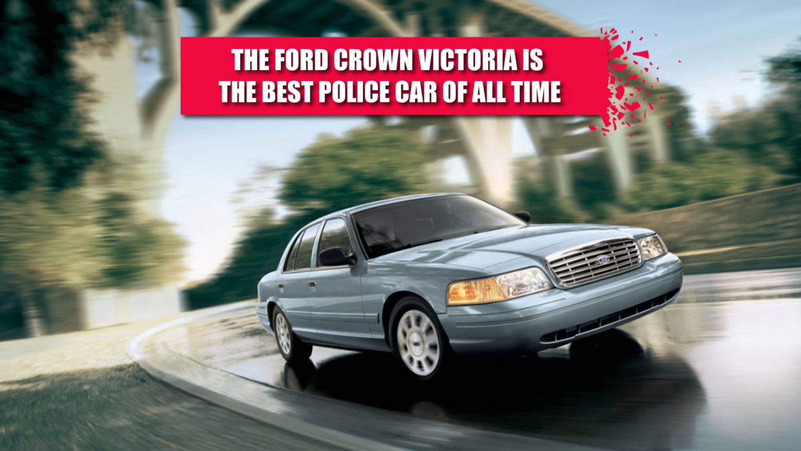 Here's Why The Ford Crown Victoria Is The Best Police Car Of All Time