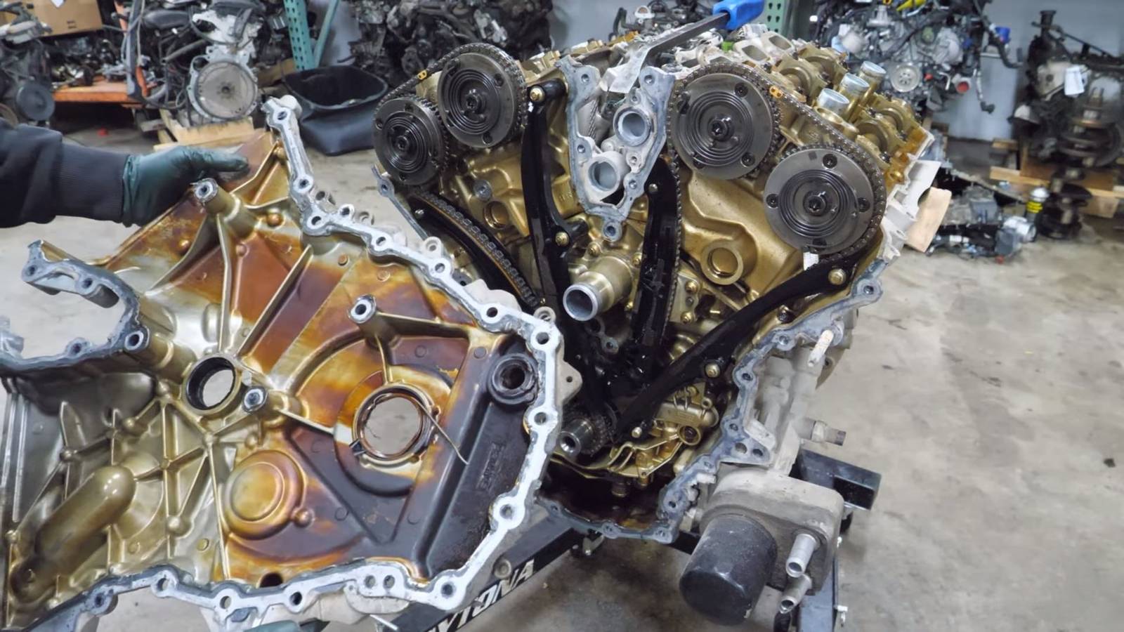 Mechanic Investigates What Caused Massive Engine Failure In Ford ...