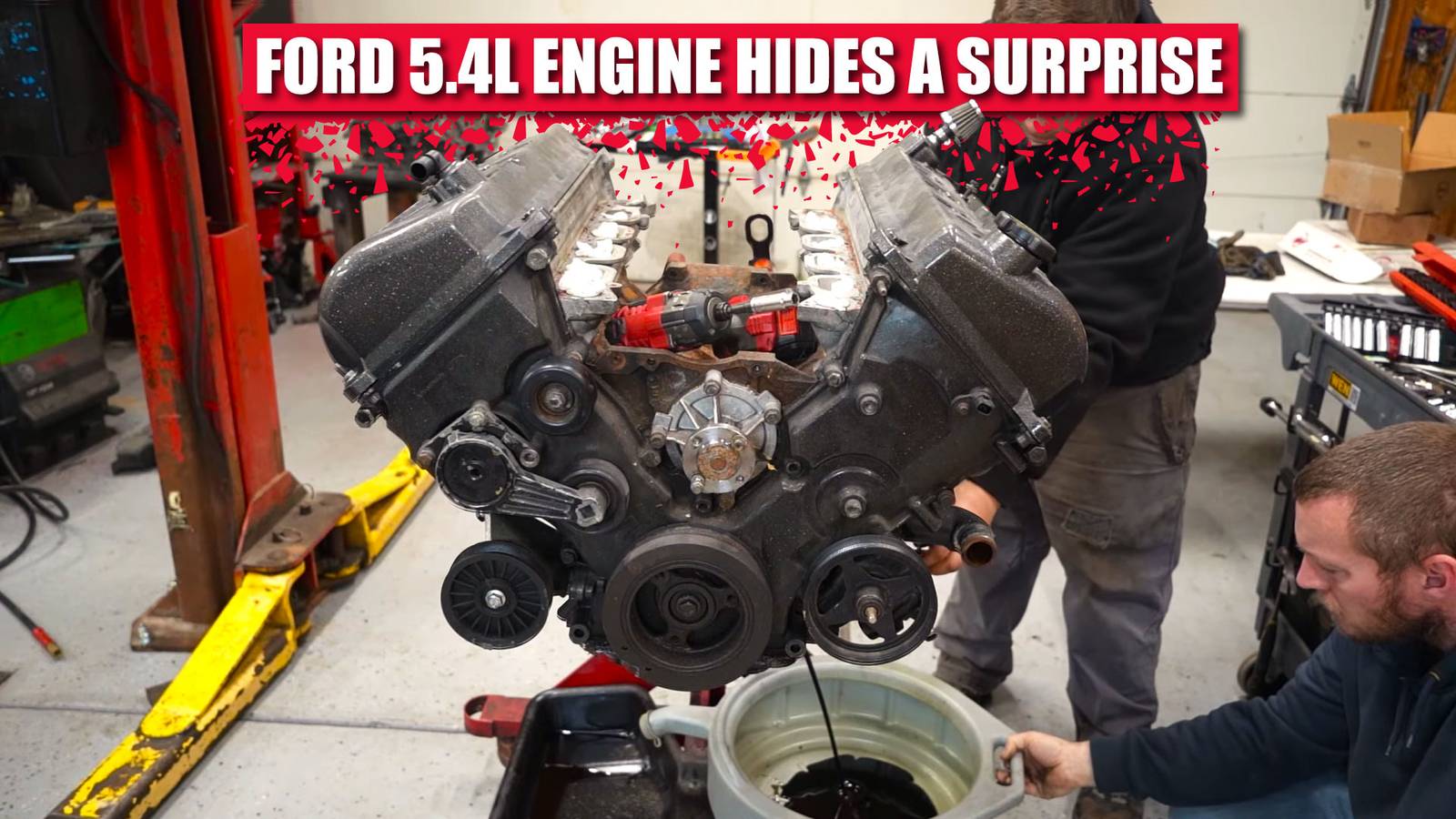 Mechanic Finds Surprises With 2nd Hand Ford 5.4L Engine During Teardown