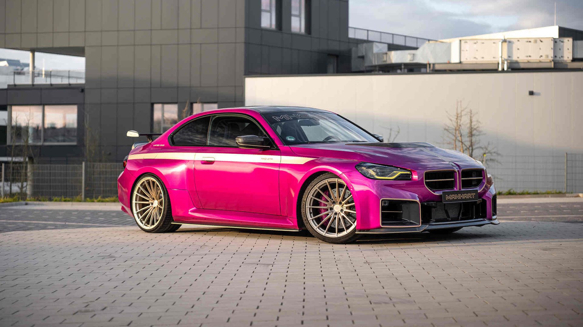 1,100-Plus HP Modified BMW M2 Drifts Through BMW Munich Plant