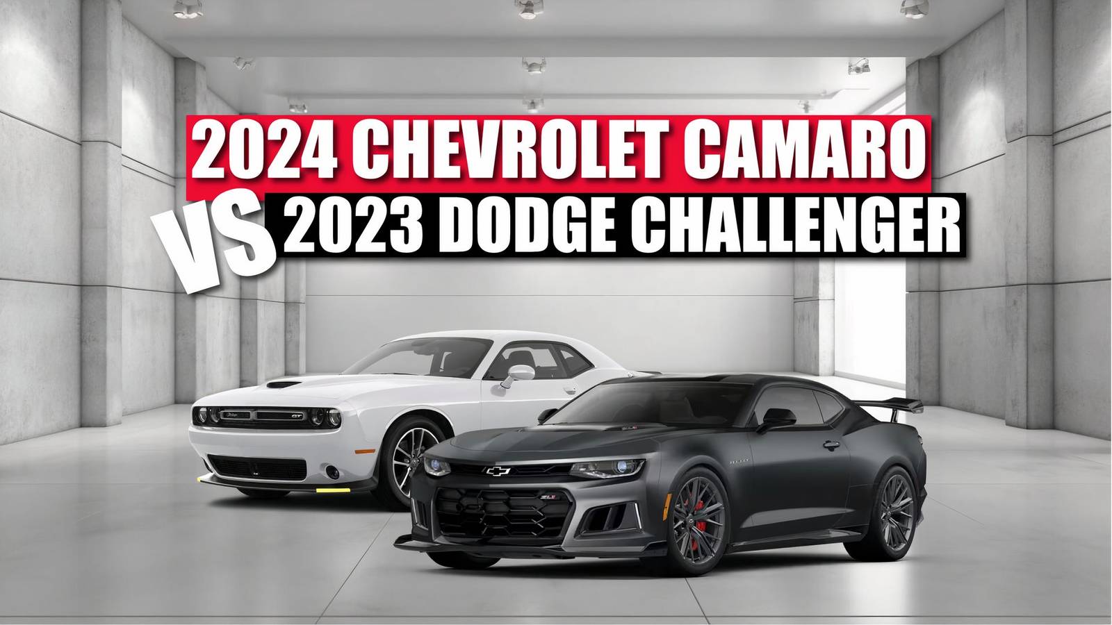Differences Between The 2024 Chevrolet Camaro And 2023 Dodge Challenger