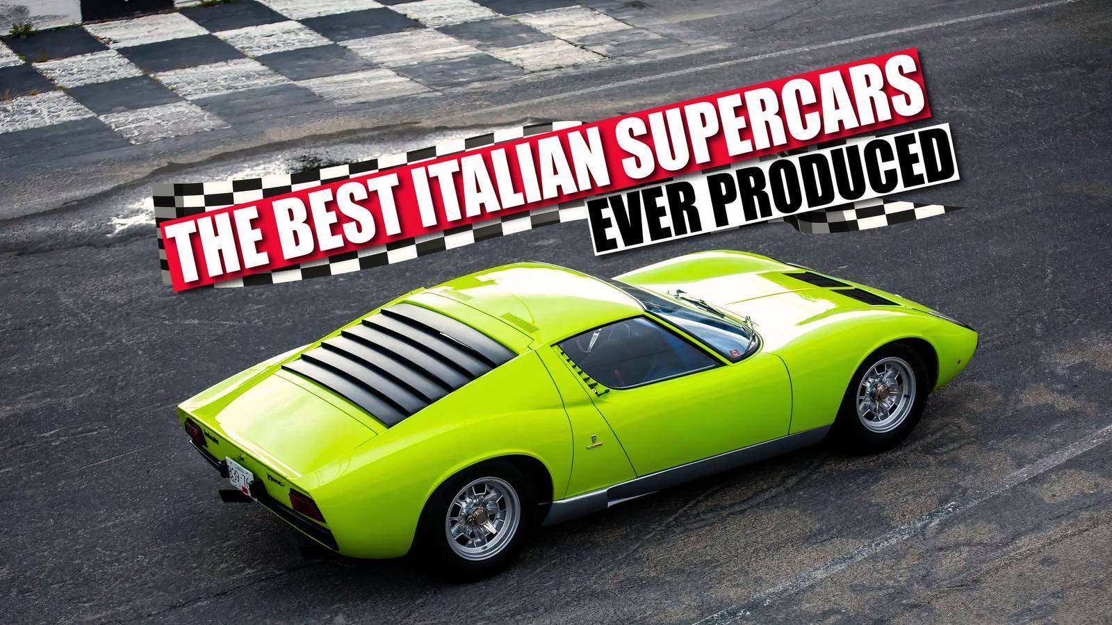 The Best Italian Supercars Ever Produced
