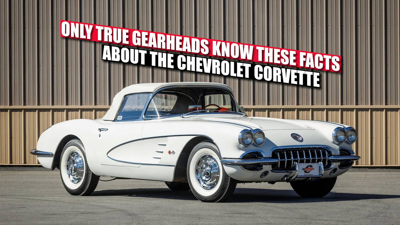 12 Facts Only True Gearheads Know About The Chevrolet Corvette