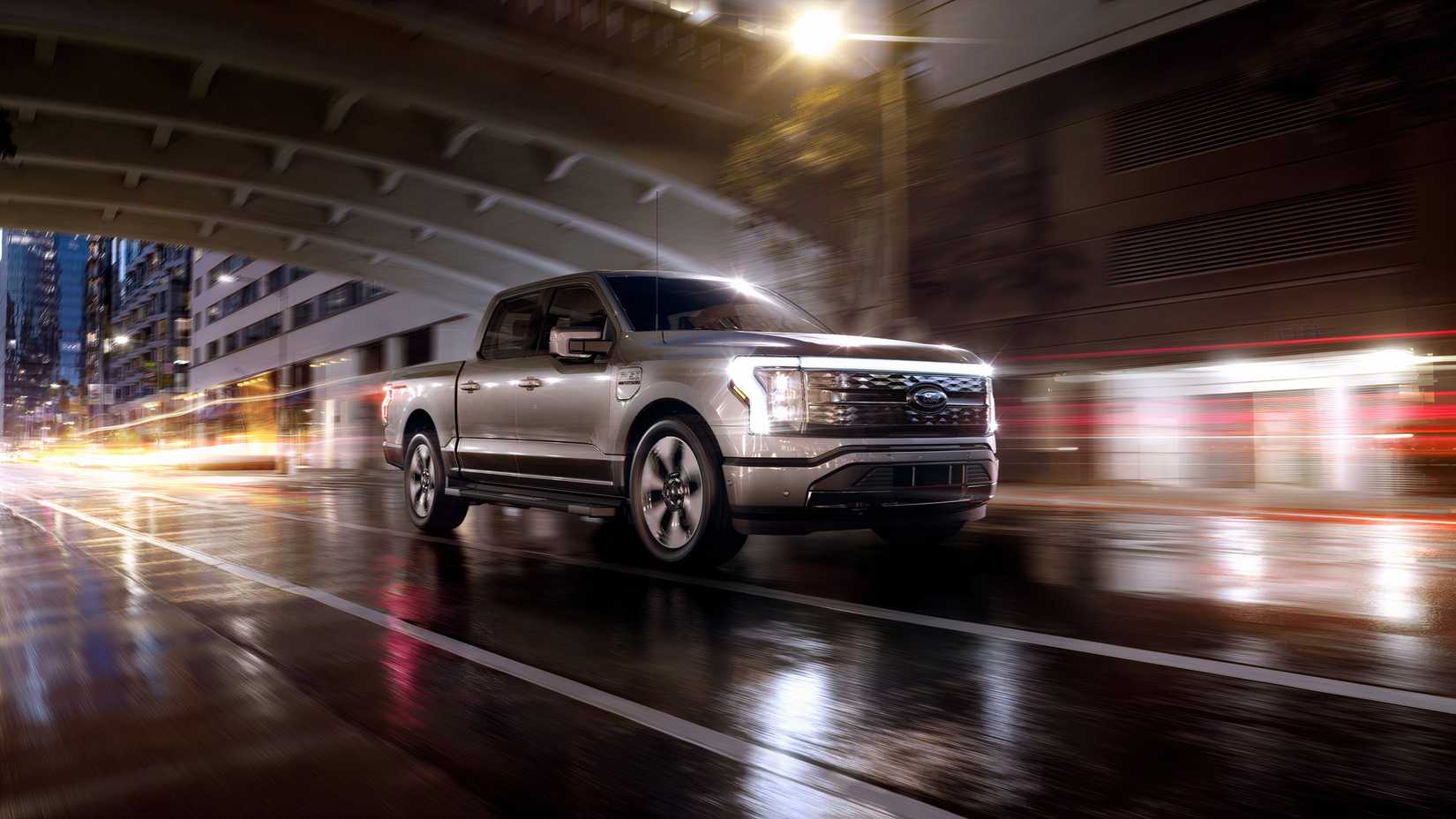 Ford F-150 Lightning, Mustang Mach-E Clean Up At The Strip