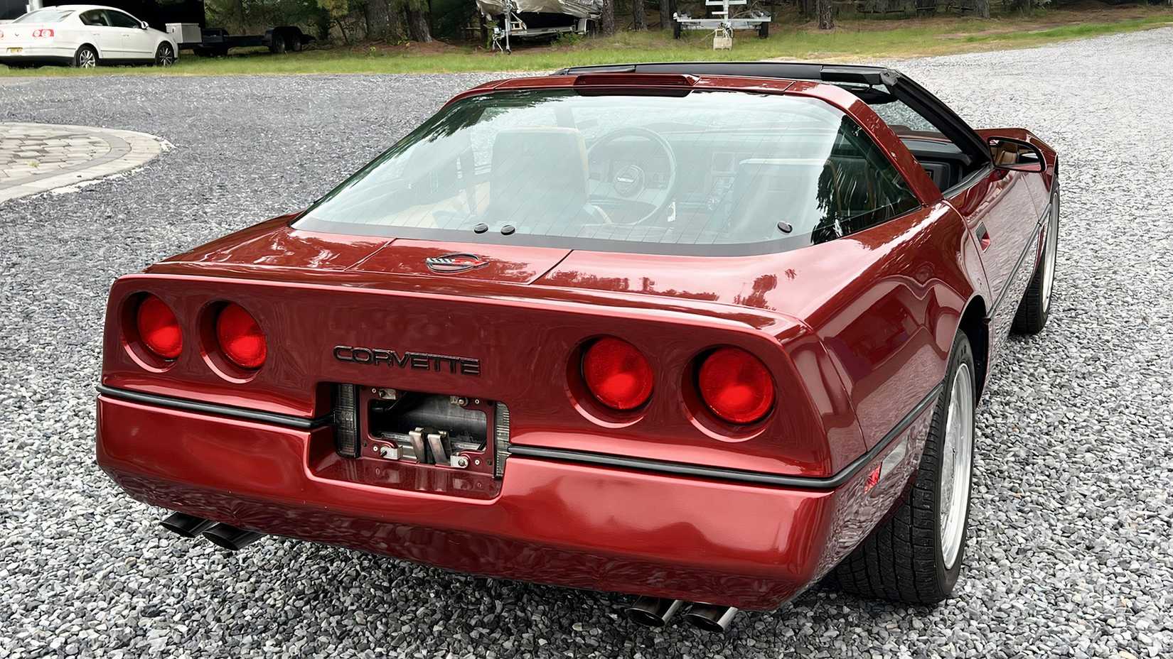 corvette 1988 red