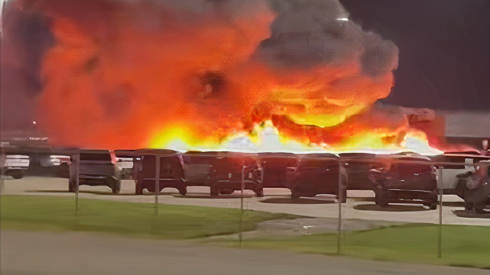 Fire Ravages Rivian Factory And Destroys EV Fleet