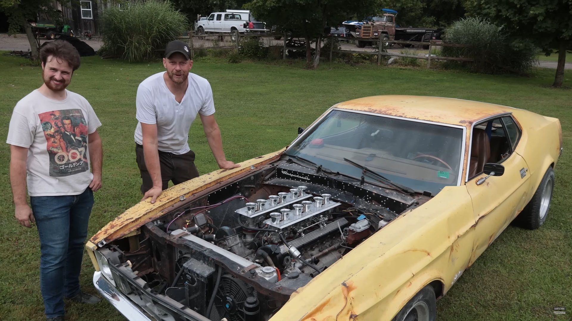 This Classic 1973 Mustang Mach 1 Hides A Powerful Jag V12 Under the Hood