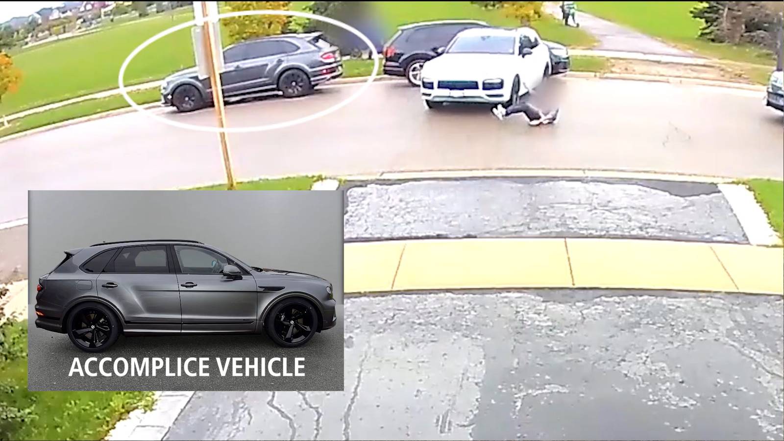 Porsche Thief Runs Over Man In His Own Driveway
