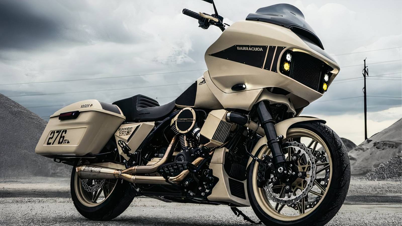 Harley-Davidson Road Glide Turns Into Supercharged Military Muscle