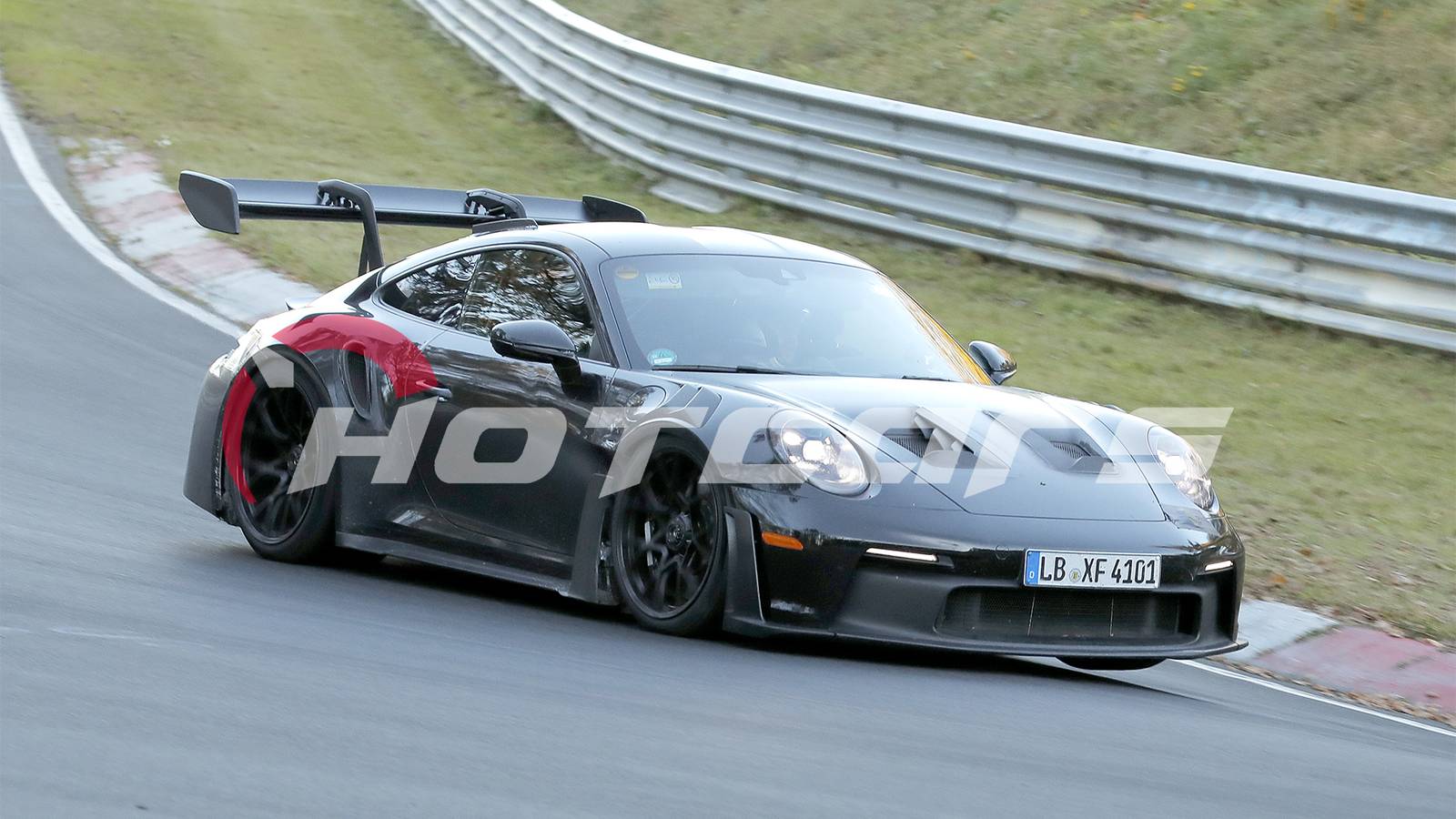 Facelifted 911 GT3 RS Spied On The Track