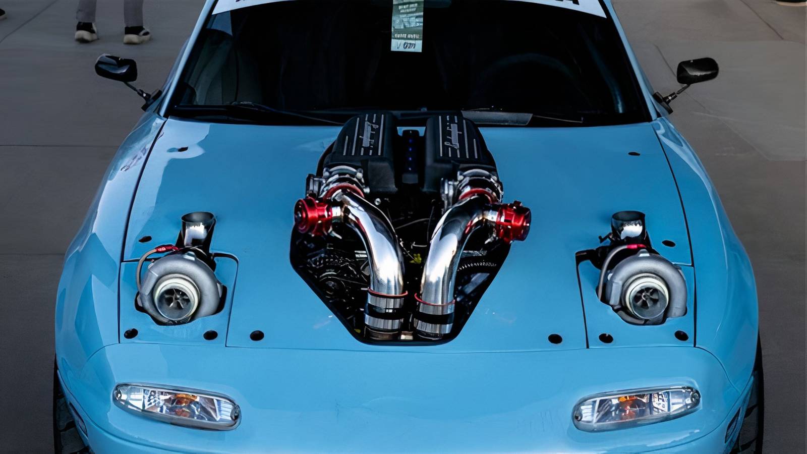 First Gen Mazda MX-5 Miata Gets Lambo Power For SEMA