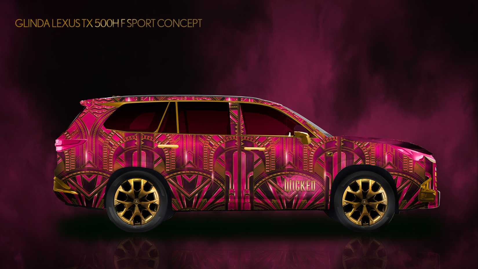 Lexus Unveils Wicked-Inspired TX Models For "Wicked" Premiere in L.A.