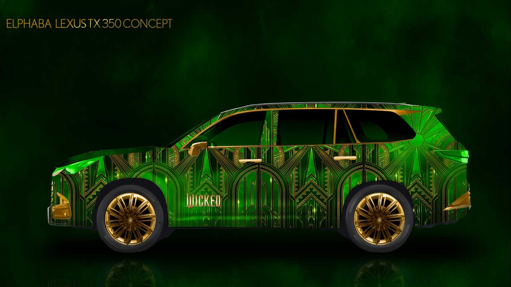 Lexus Unveils Wicked-Inspired TX Models For "Wicked" Premiere in L.A.