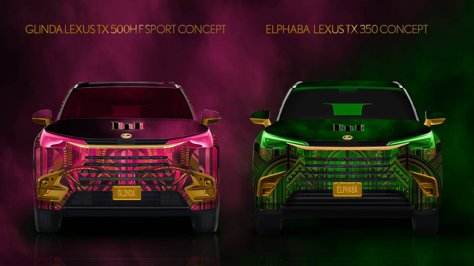 Lexus Unveils Wicked-Inspired TX Models For "Wicked" Premiere in L.A.