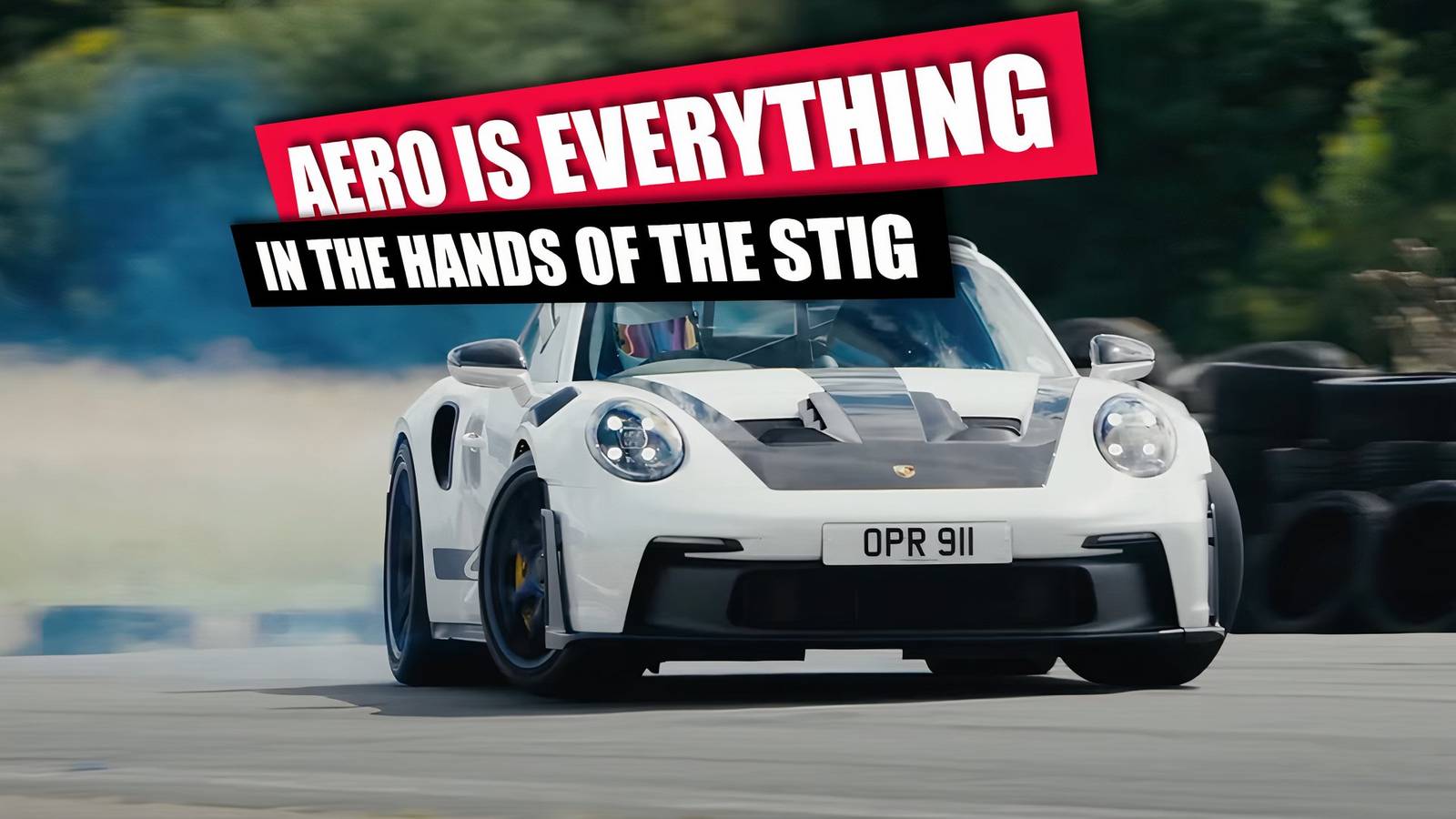 Stig Laps Top Gear Test Track In The Porsche 911 GT3 RS