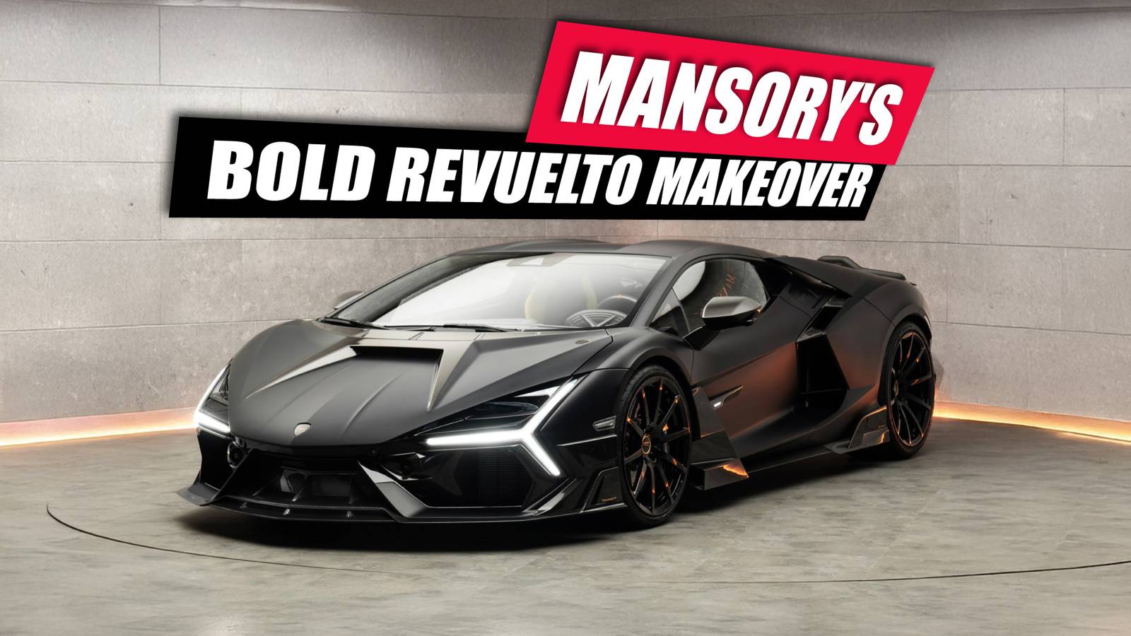 Mansory Initiate Lamborghini Revuelto Customization Program