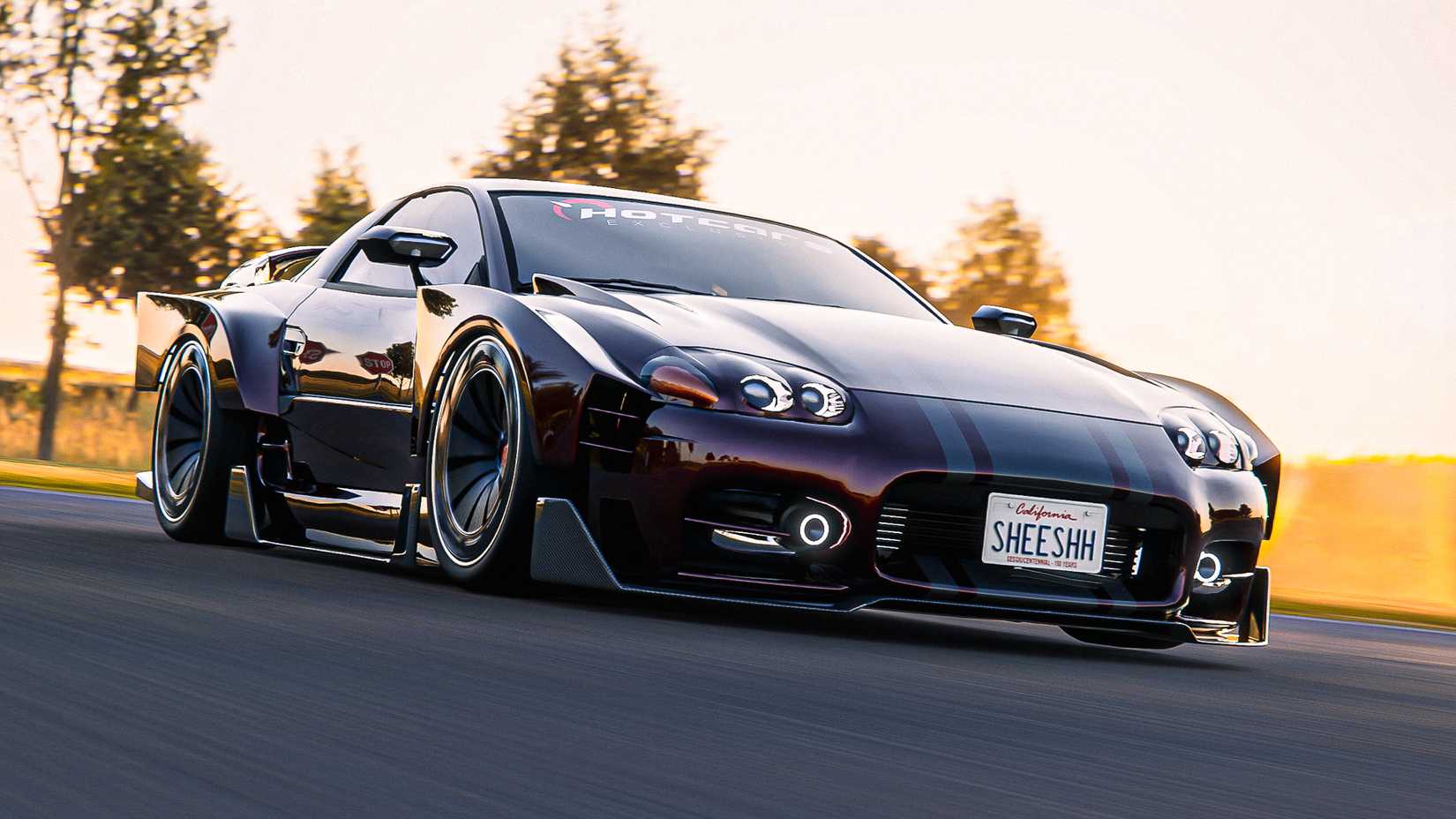 Mitsubishi 3000GT Restomod Render Concept