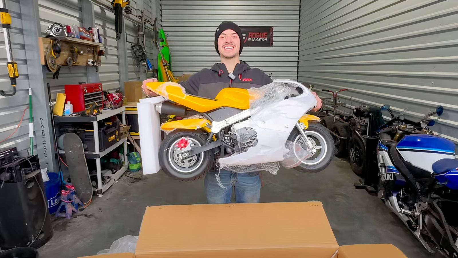YouTuber Turbocharges Amazon's Cheapest Two-Stroke Pocket Bike Motorcycle
