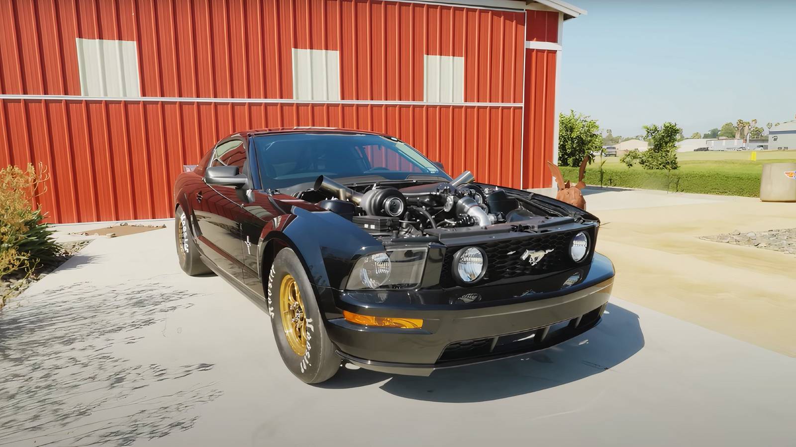 Twin-Turbo Mustang Takes On Turbo ’Busa In An Epic Drag Race
