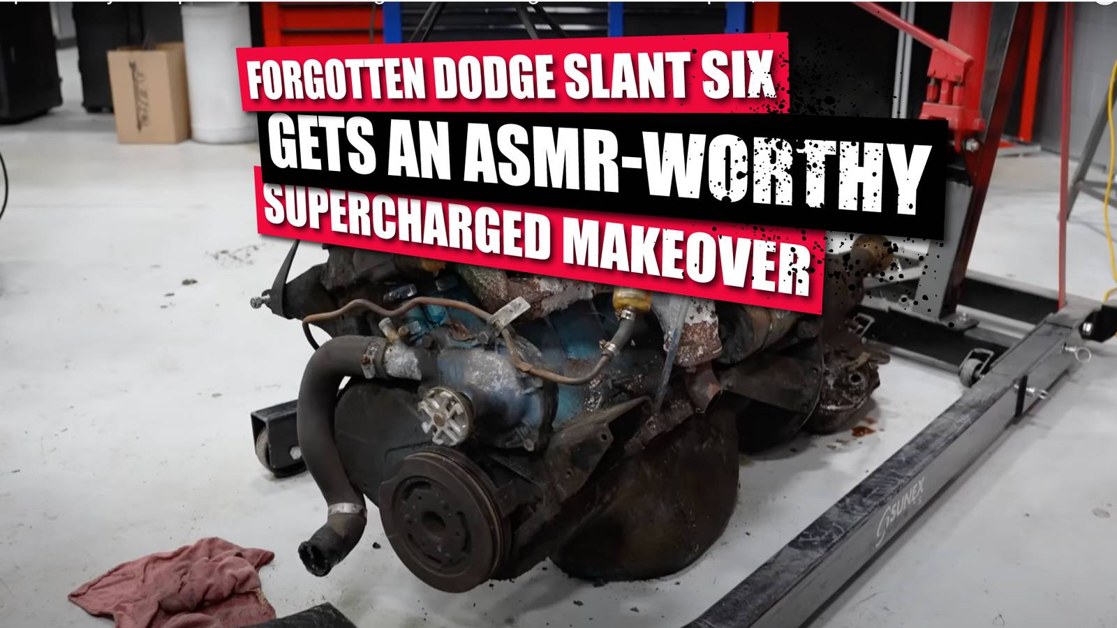 Forgotten Dodge Slant Six Engine Fully Rebuilt For Supercharged Power