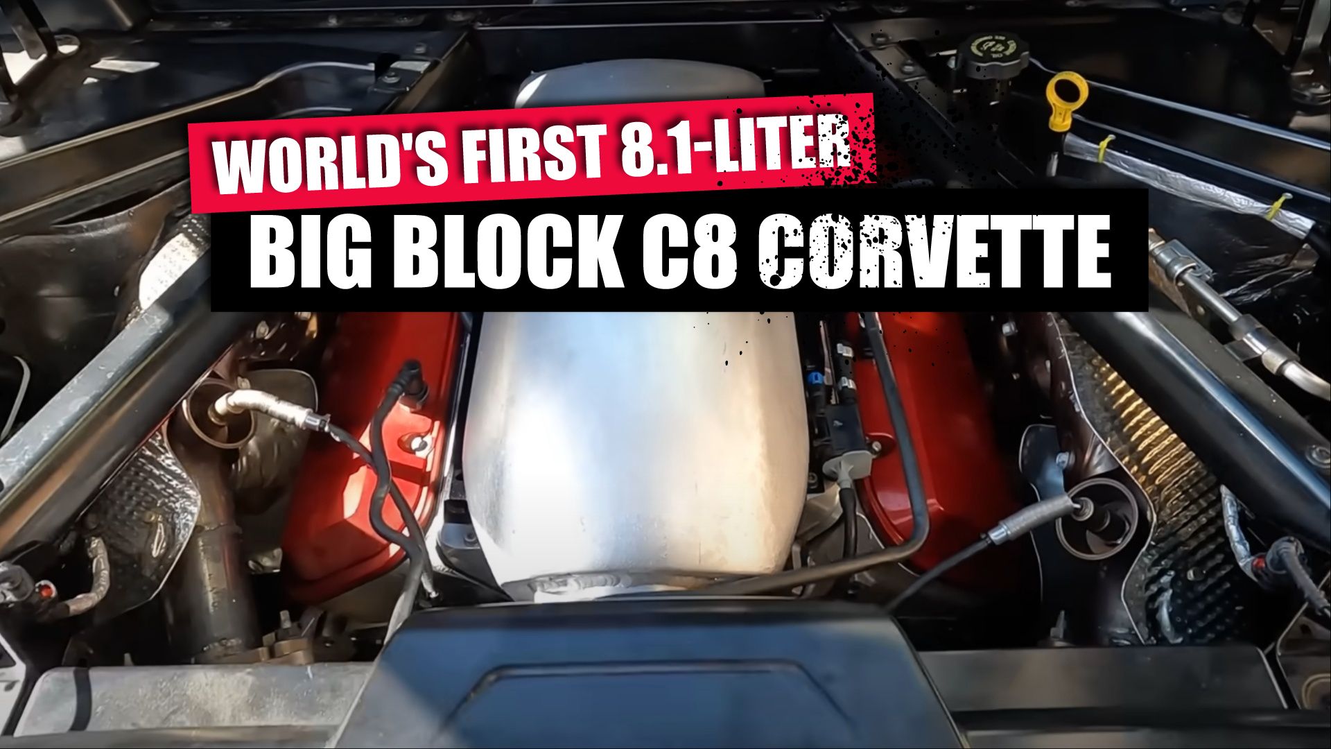 World's First 8.1-Liter Big Block C8 Corvette Goes For A Drive