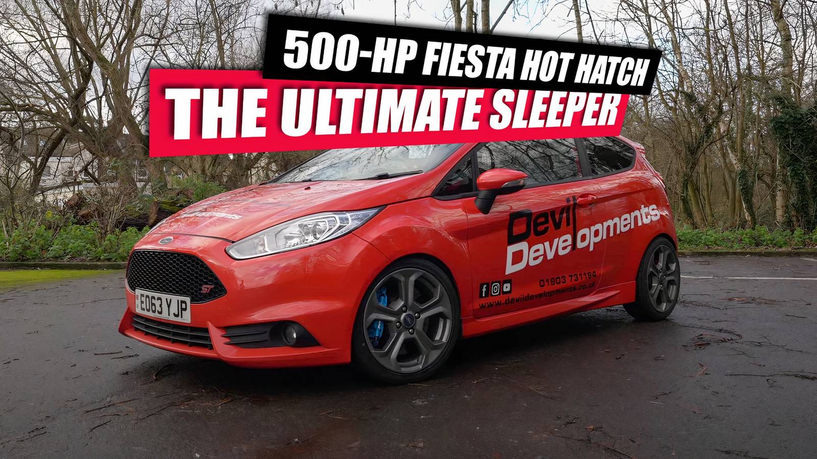 Ford Fiesta ST Gets 500 Horsepower EcoBoost Engine Swap