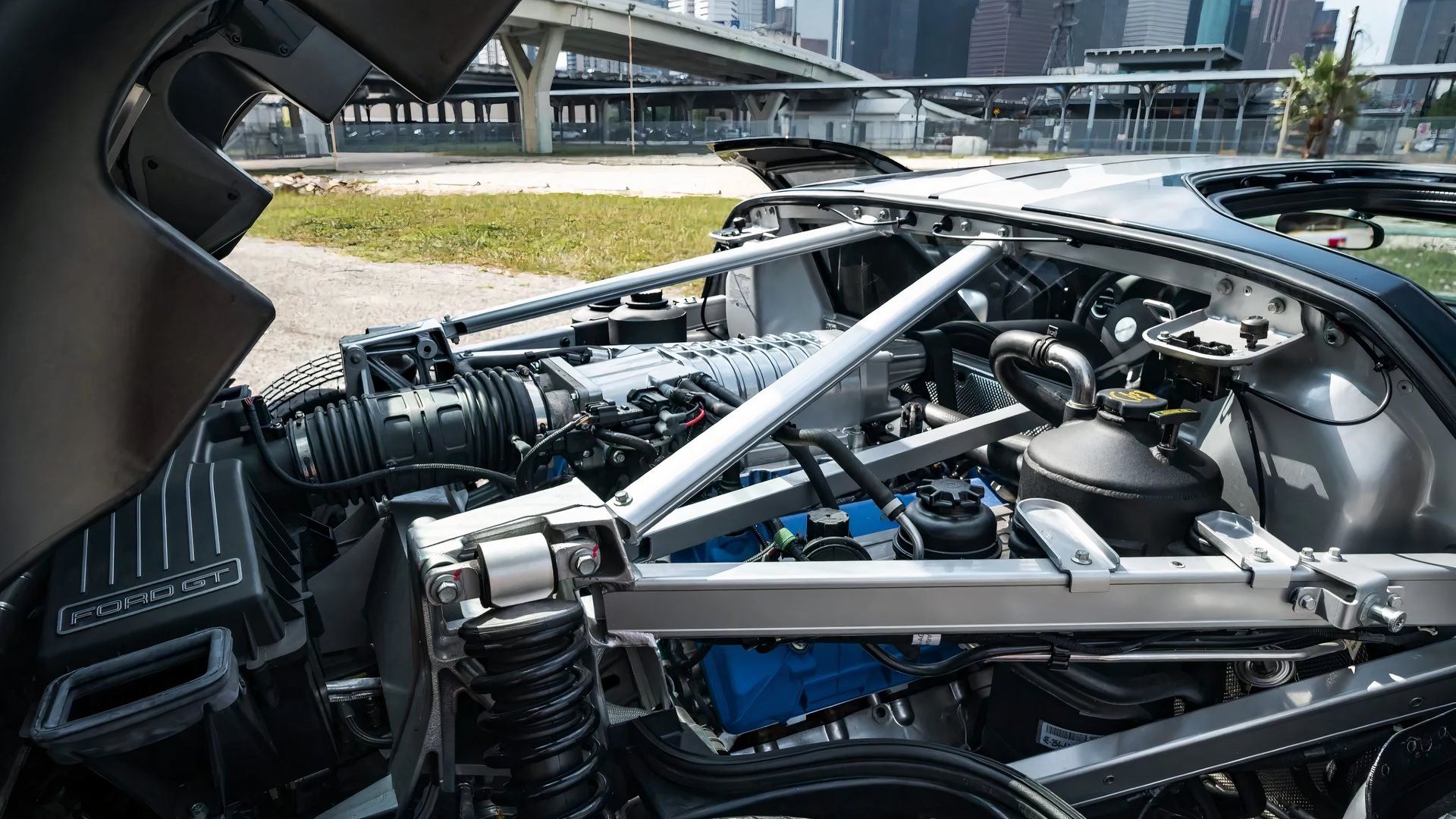 The World's First Supercharged Mid-Engined V8 Car Is An American Monster