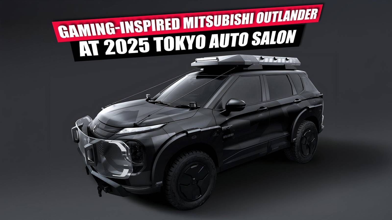 Gaming-Inspired Mitsubishi Outlander Set For Tokyo Auto Salon 2025 Debut