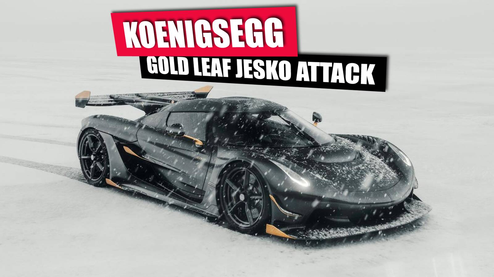 Koenigsegg Jesko Attack Gets Gold Leaf Treatment For Aussie Roads