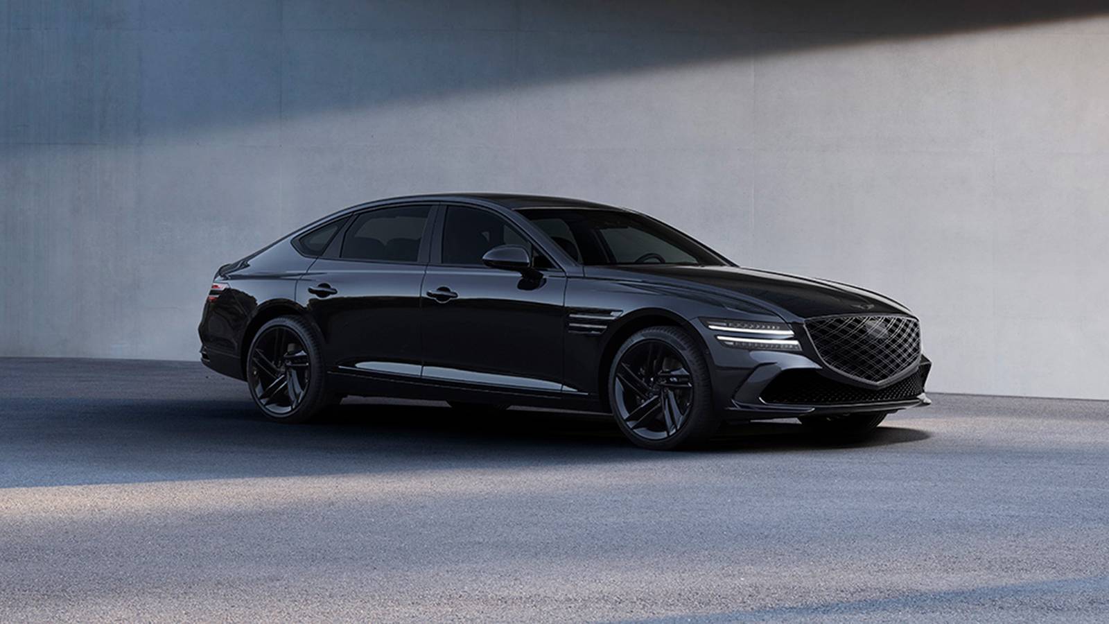 2025 Genesis G80 Black Goes Stealth