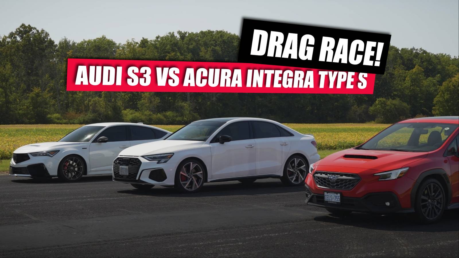 The Audi S3 Destroys The More Powerful Acura Integra Type S In A Drag Race