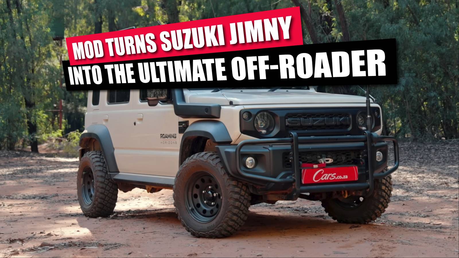 This Must-Have Mod Turns The Suzuki Jimny Into The Ultimate Off-Roader