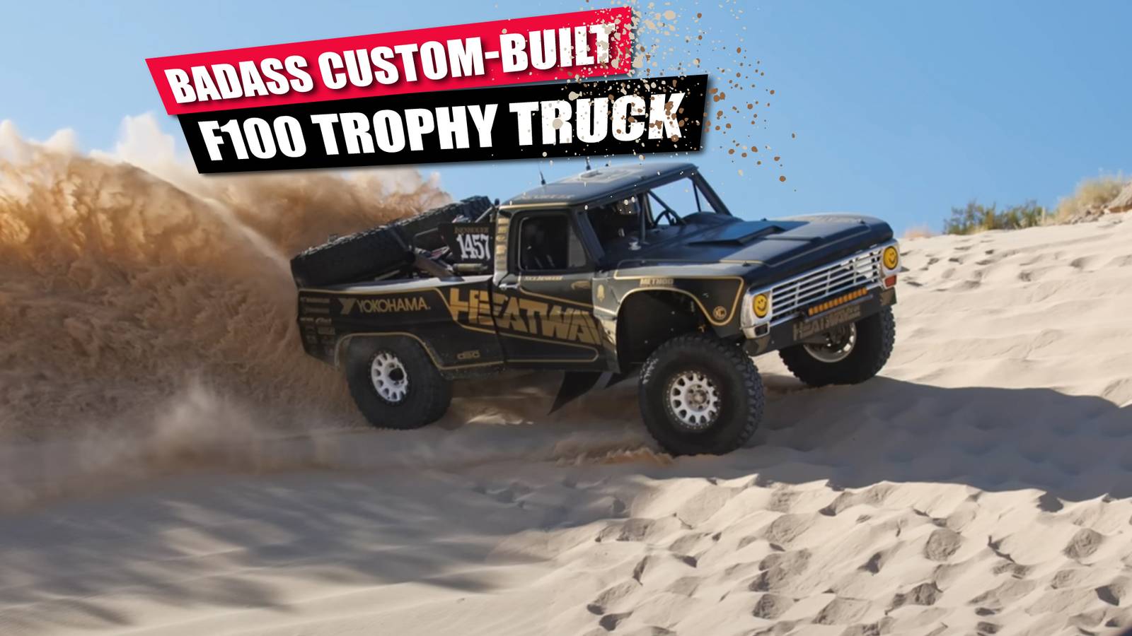 Retro Ford F100 Trophy Truck Desert Racer Build