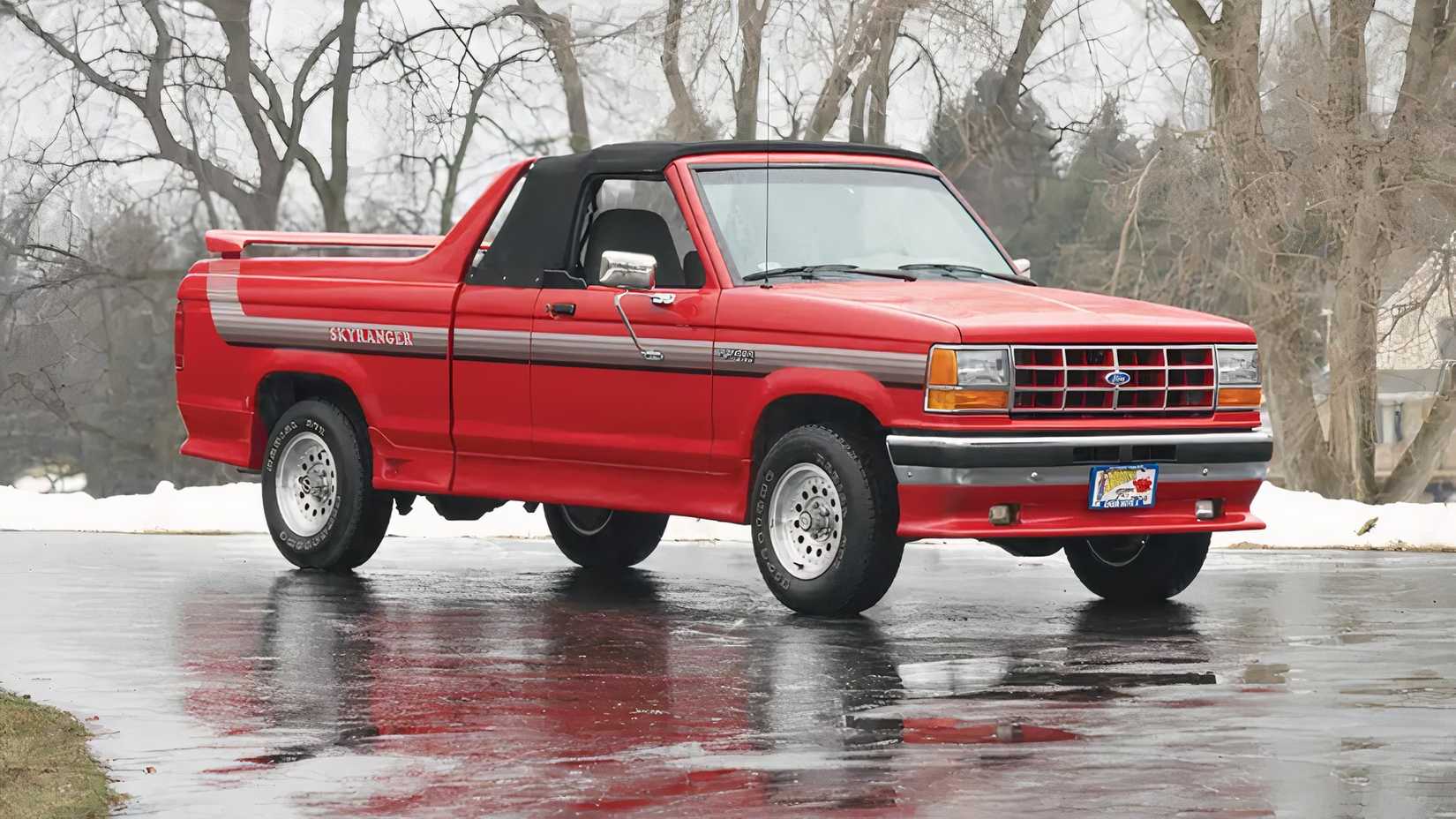 The Rarest Ford Pickup Truck Ever Made Was A Convertible