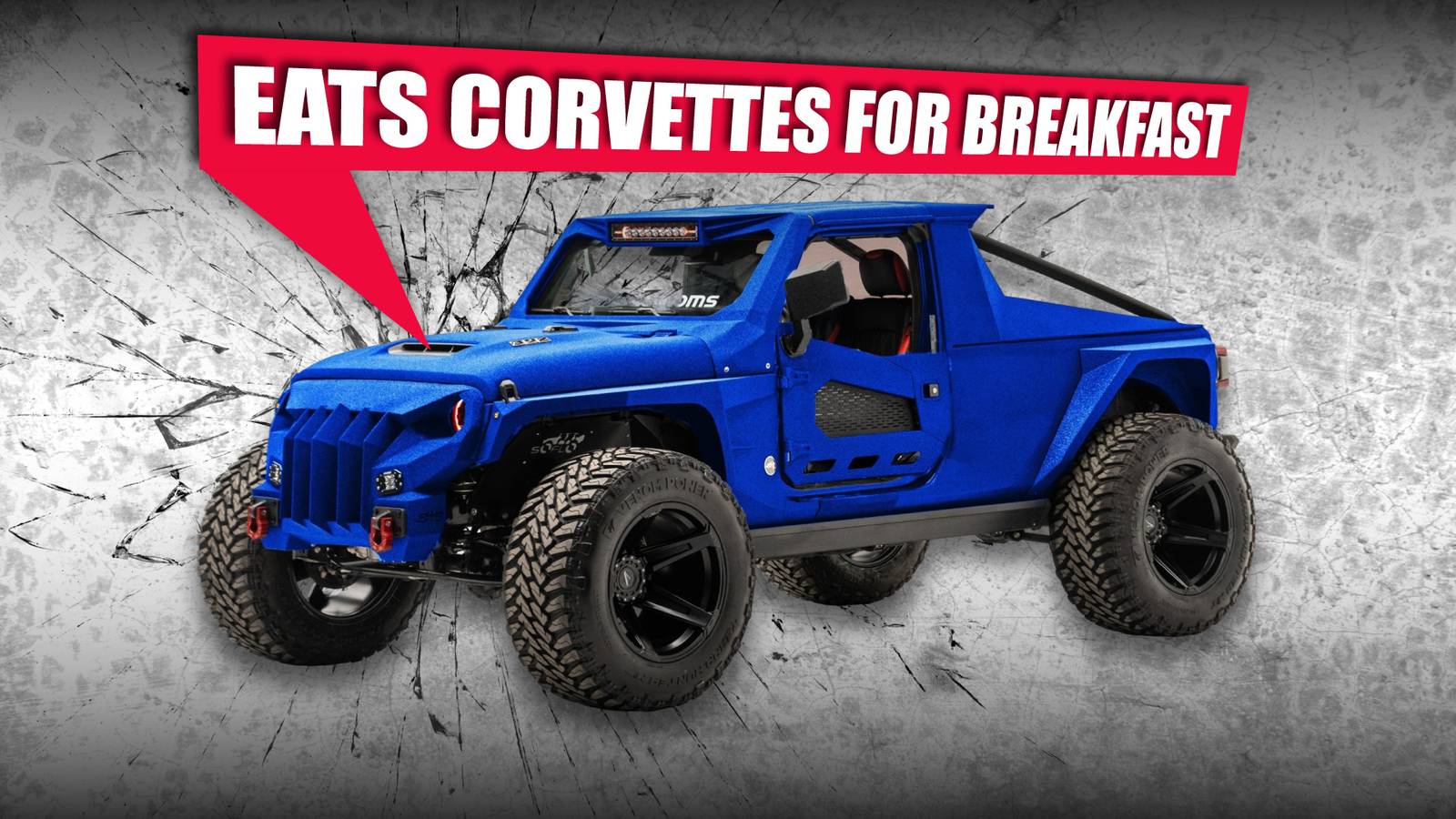 This Beastly Off-Roader Packs 575 Horsepower To Crush Corvettes