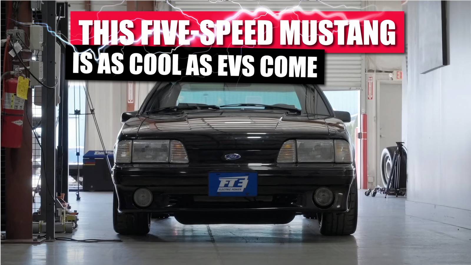 1993 Ford Mustang Fox Body Five-Sped EV Conversion