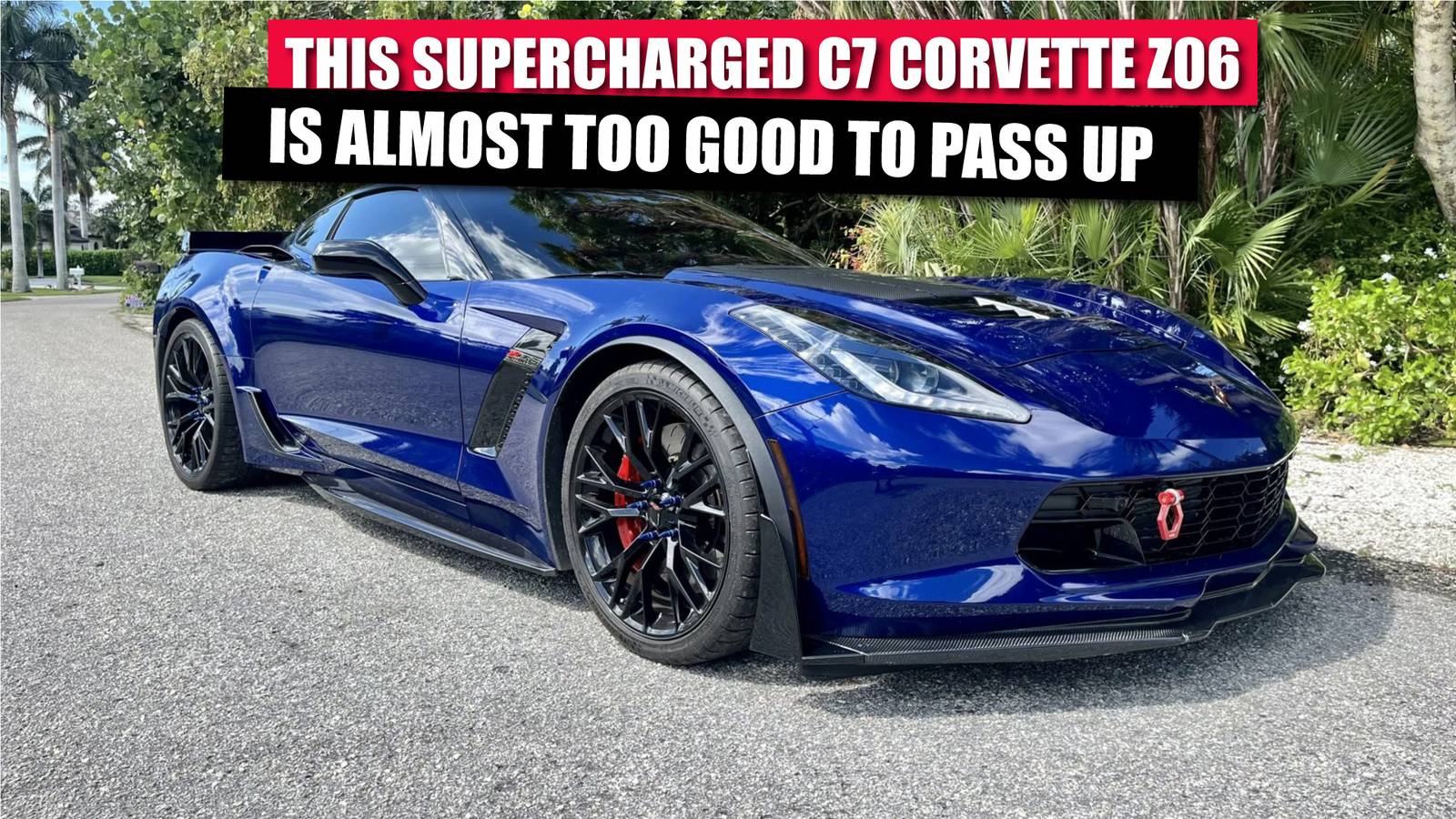 ProCharged 2019 Corvette Z06 Makes For A Highly-Desirable C7 Auction