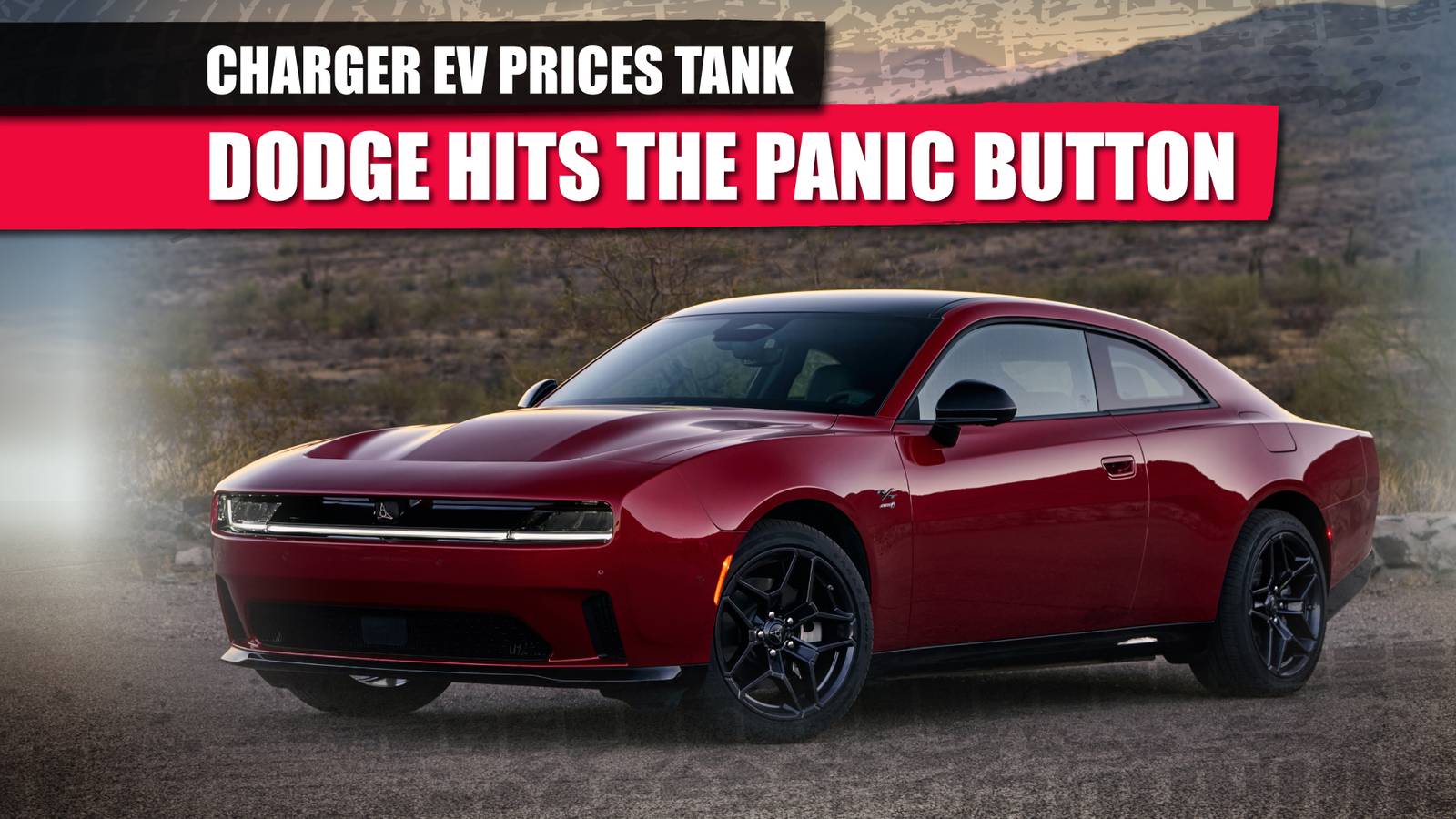 Dodge Hits The Panic Button As Charger EV Prices Tank