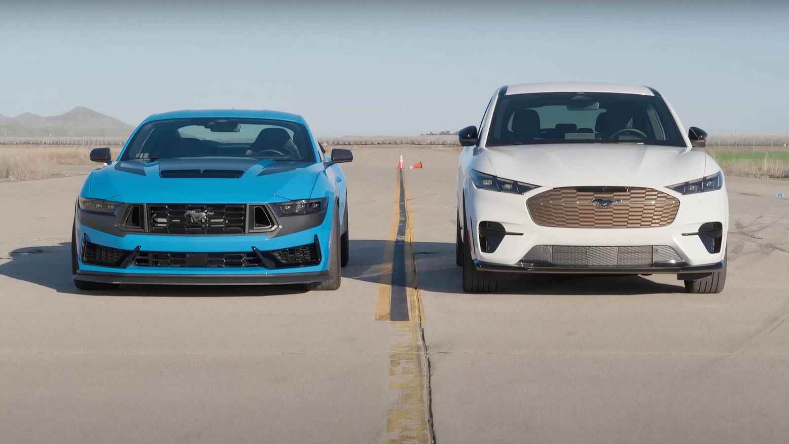 Ford's Mach-E Takes On Dark Horse In Race For Mustang Superiority