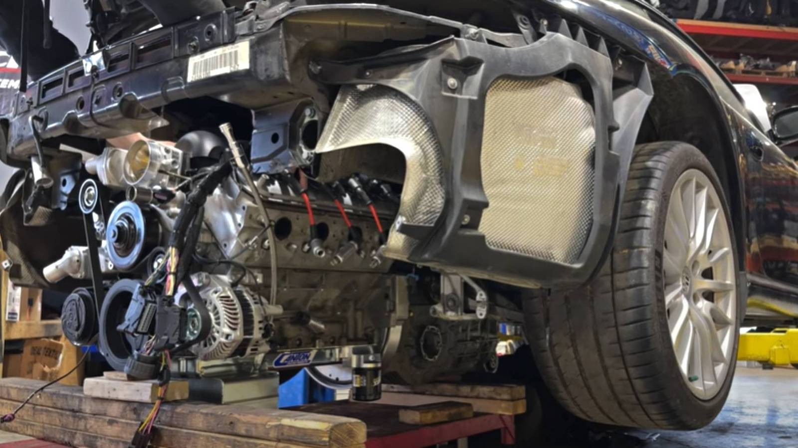 This Team Just LS-Swapped A Porsche 911 In Eight Hours