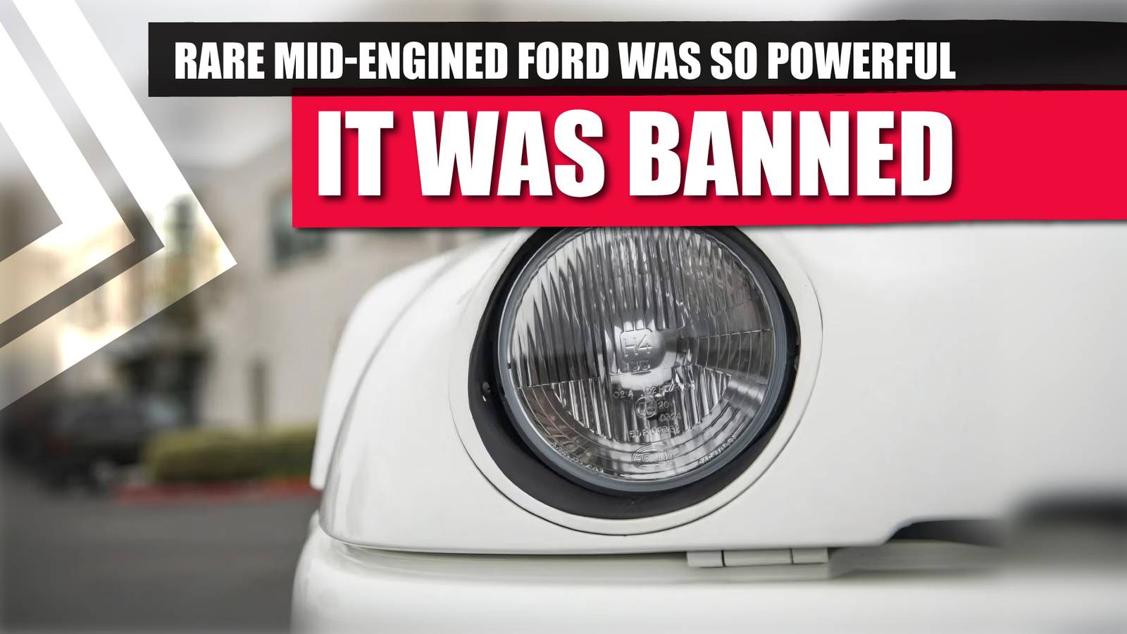 This Rare Mid-Engined Ford Was So Powerful It Was Banned