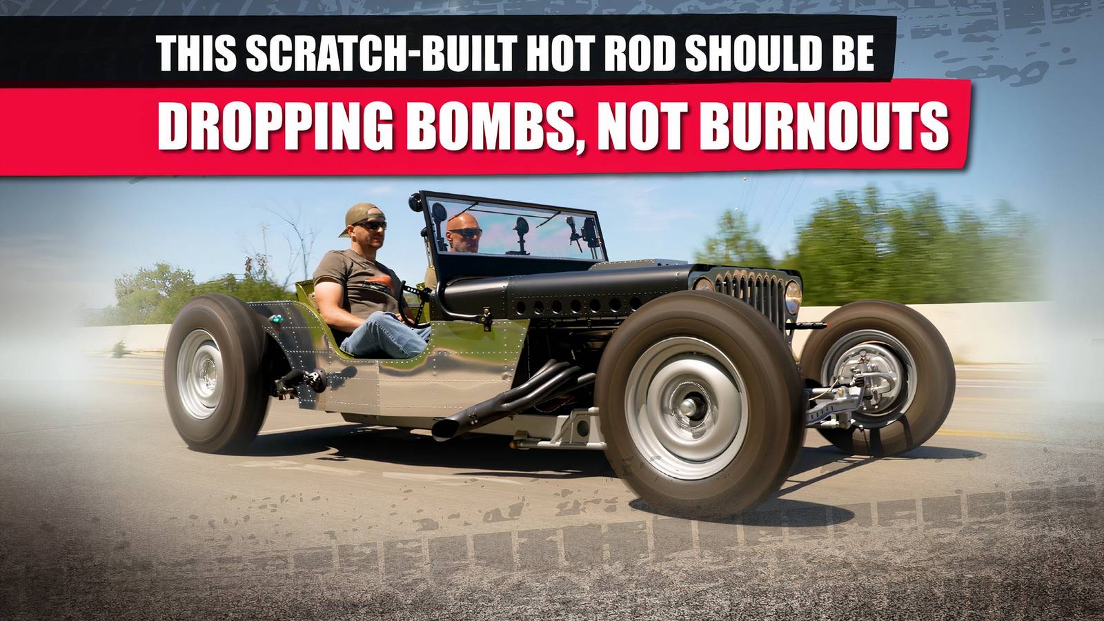 This Hot Rod Looks Like It Should Be Dropping Bombs, Not Burnouts