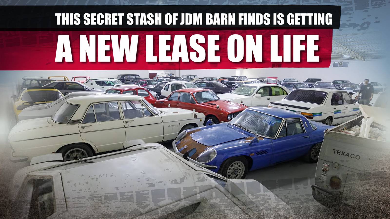 Hidden Collection Of Classic JDM Cars To Be Restored One By One